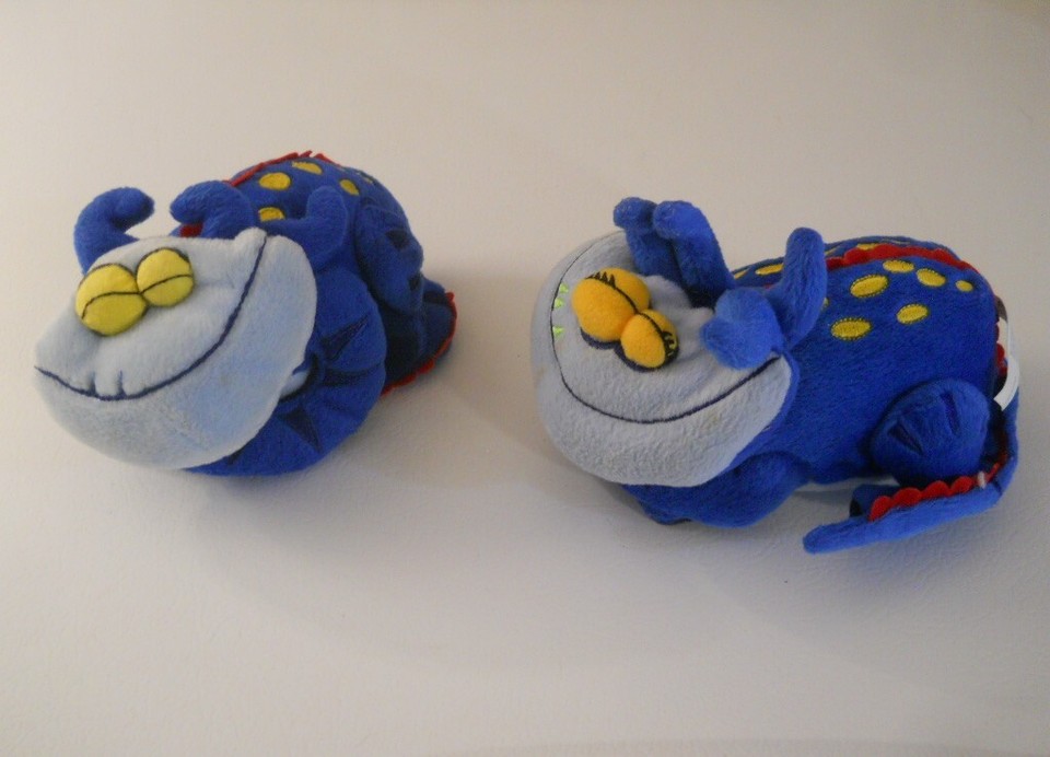 Protonix Advertising plush stuffed toy boy & girl bugs blue yellow ...