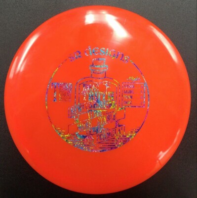Dynamic Discs Orange Fuzion Emac Truth Serum with party time foil | eBay