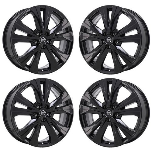 20" NISSAN PATHFINDER GLOSS BLACK WHEELS RIMS FACTORY OEM 62743 2013 ...