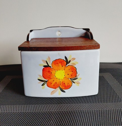 Ceramic Recipe box with lid | eBay