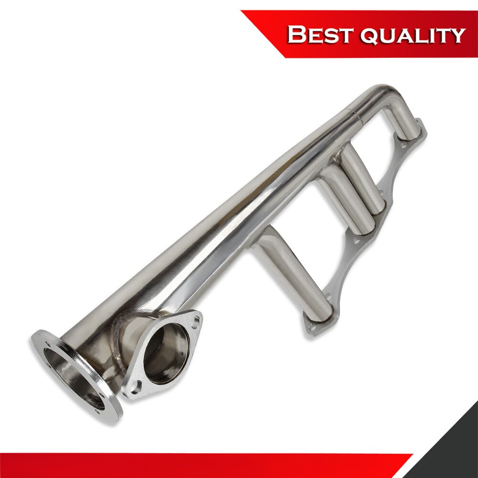 Suit SBC 283 305 350 400 V8 Hot Rod Lake Style Stainless Steel Exhaust ...