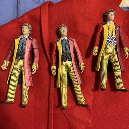 sixth doctor 6th who action figures Lot Of 3 | eBay