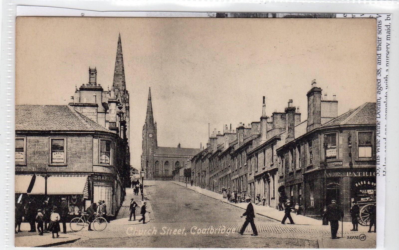 CHURCH STREET, COATBRIDGE: Lanarkshire postcard (C18232) | eBay UK