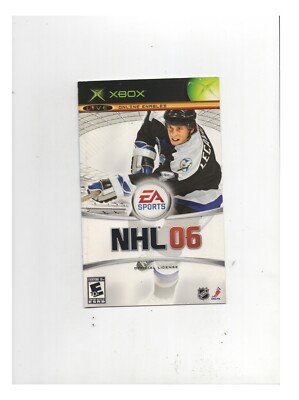 NHL 06 Original Xbox MANUAL ONLY Authentic No Tracking | eBay