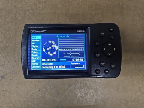 Garmin GPSMAP 496 4 inch Aviation GPS Receiver - Black for sale online ...