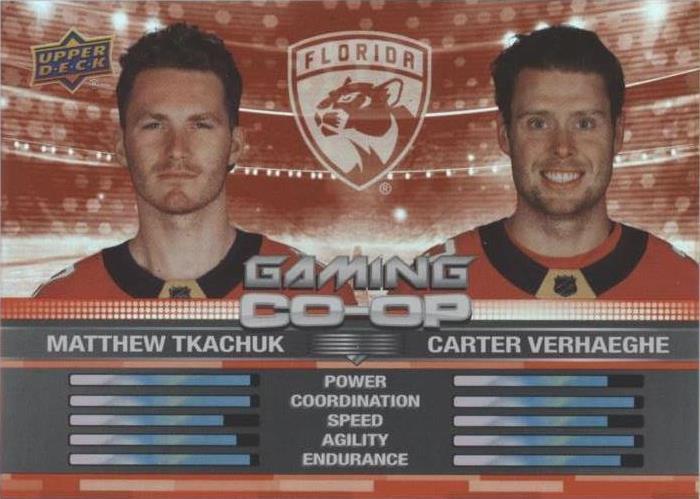 2024-25 Upper Deck Series 1 - Gaming Co-Op Matthew Tkachuk, Carter ...
