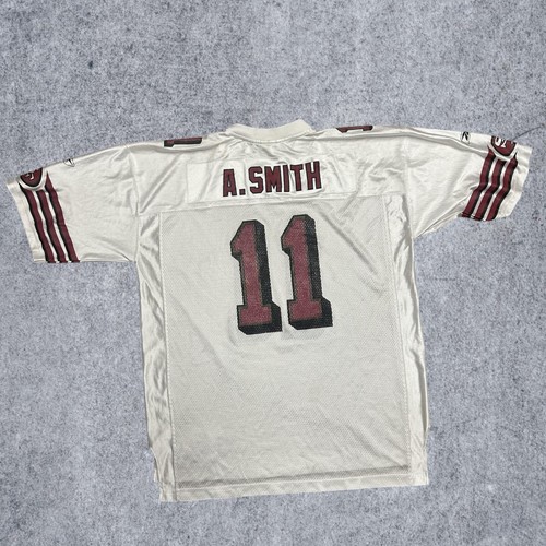 San Francisco 49ers Jersey Mens XL Red Reebok On Field Alex Smith #11 ...