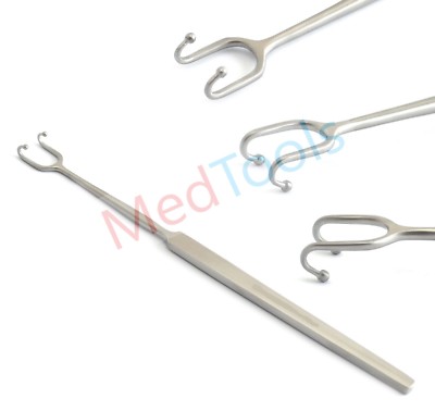 Fomon Retractor 6.50" Ball End Double Prong ENT Surgical | eBay