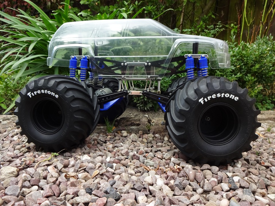 UKMonsters Stock Plus Racing +1" Chassis kit for the Tamiya Clodbuster ...