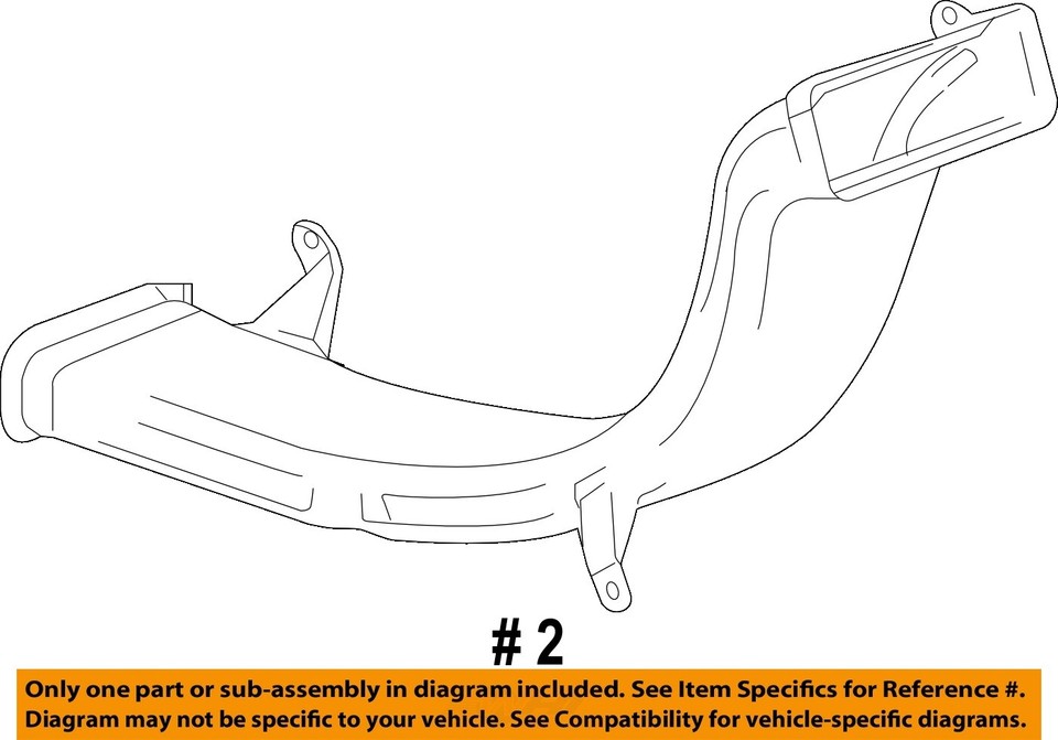 GM OEM 19-23 XT5 Instrument Panel Ducts-Rear Duct 23195687 | eBay