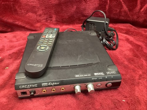 Creative Sound Blaster Extigy SB0130 With Power Cord & Remote Working ...
