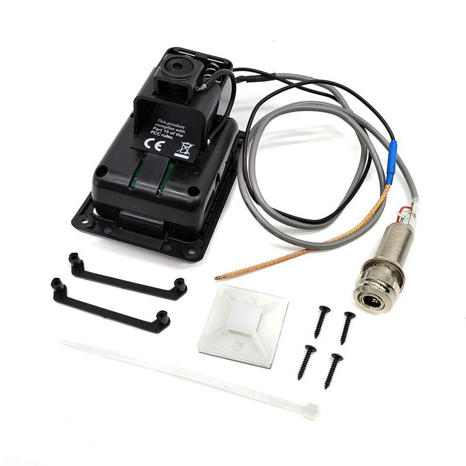Fishman 301 Presys Piezo Pickup Dual Preamp EQ Tuner Mic Blend Acoustic ...