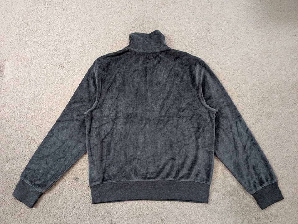 NWT Polo Ralph Lauren Women’s Velour Quarter-Zip Sweatshirt Pullover ...