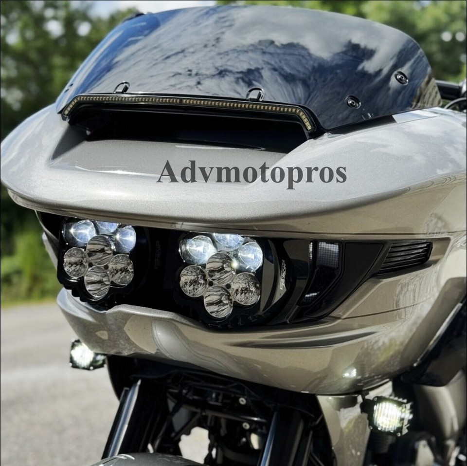 Shark Demon Turn Signals LED Lights For Touring CVO Road Glide FLTRXSE ...