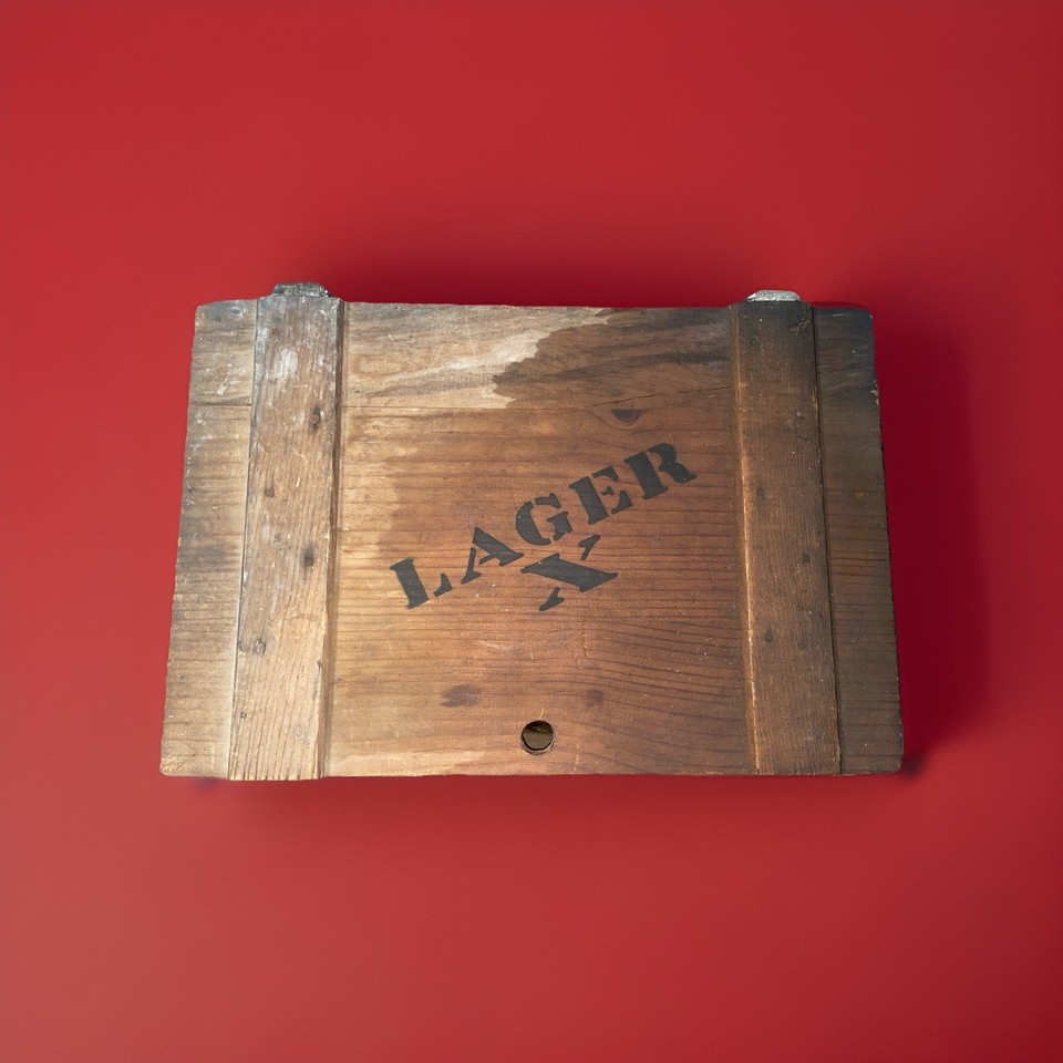 Antique Schlitz Beer Milwaukee Wood Box Crate Wooden Advertising ...