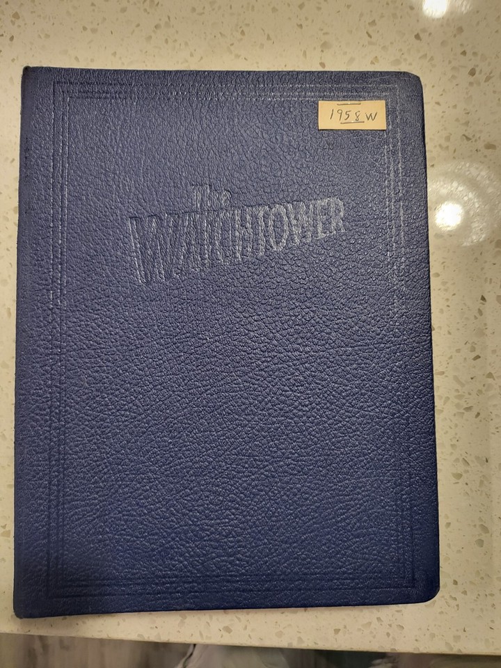 Watchtower Magazine 1958 binder Jehovah's Witnesses | eBay