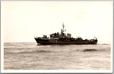 Postcard Coastal Minesweeper M1079 Duren Lindau Class German HL | eBay