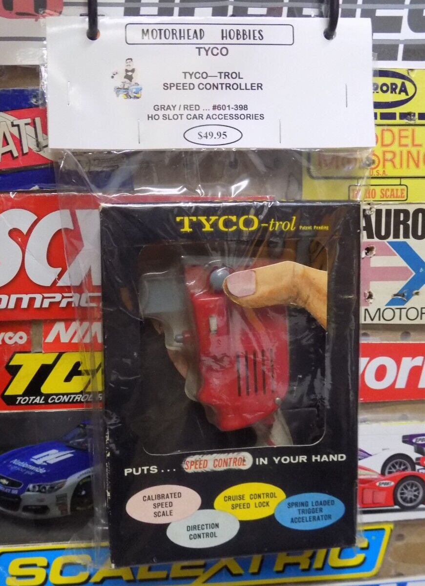 TYCO, TYCO-TROL SPEED CONTROLLER, HO SLOT CAR ACCESSORIES, #601-398 ...