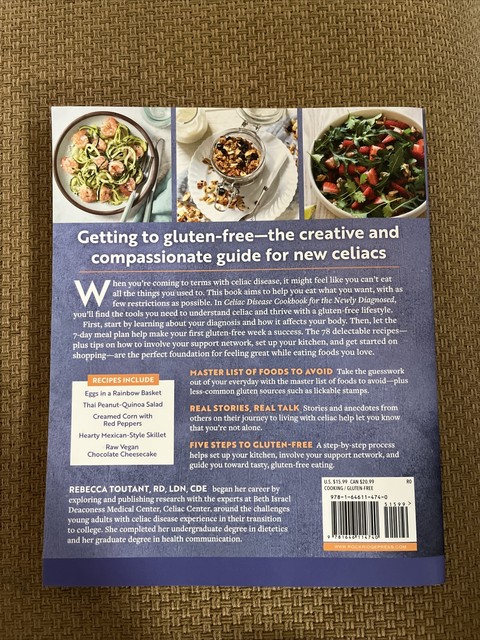 Celiac Disease Cookbook for the Newly Diagnosed : Guidance and Recipes ...