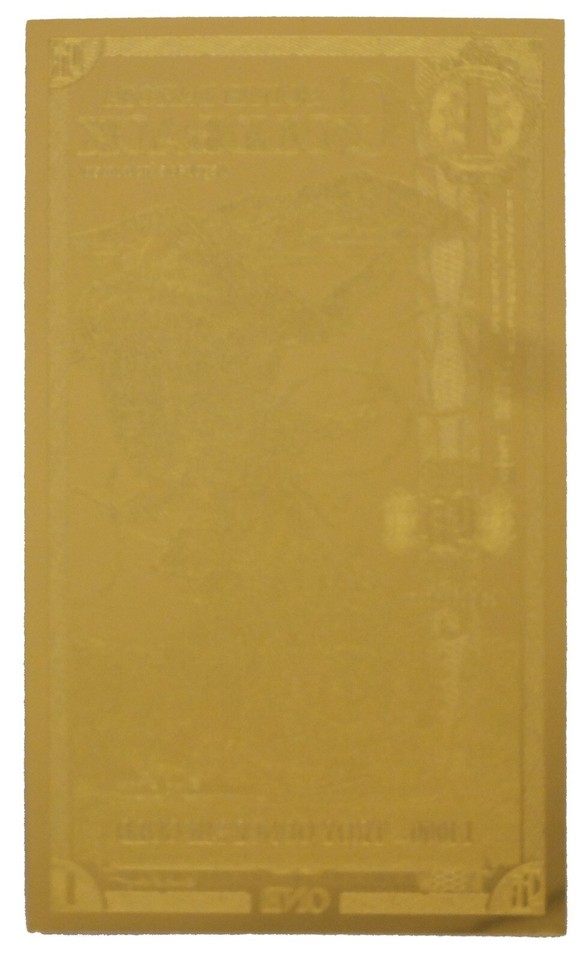 Lot of 6 Goldback 24KT Gold Foil Notes 1/1000th oz Bullion FL NV NH SD ...