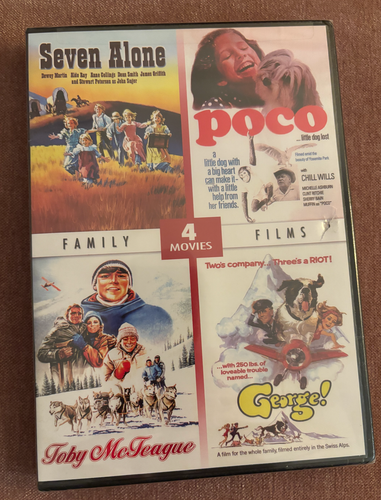 4 Family Movies: Seven Alone, Poco, Toby McTeague, and George! (DVD) | eBay