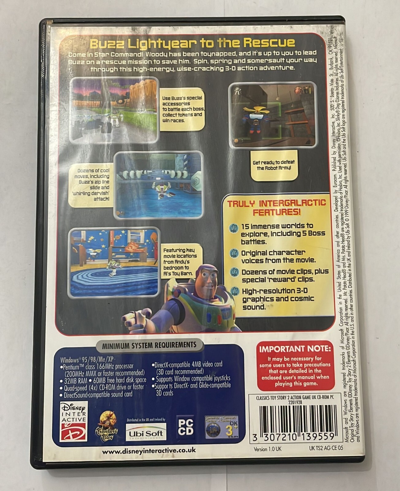 Disney/Pixar's Toy Story 2 Action Game PC CD-ROM GAMES | eBay