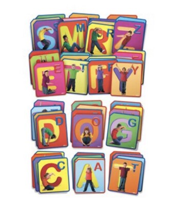 48 Twist and Spell Exercise Cards - Kinesthetic Alphabet & Literacy | eBay