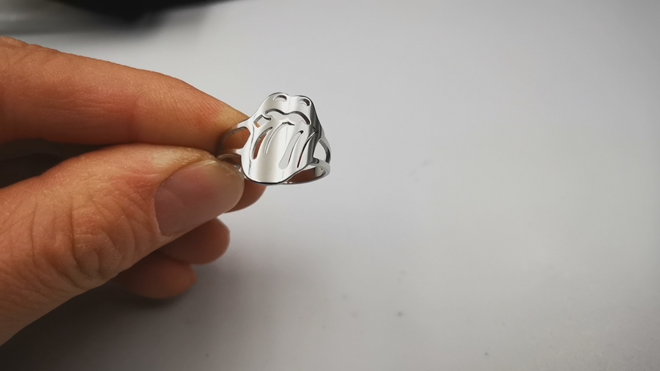 Rolling Stones ring stainless steel jewelry US 7# 8# 9# 10# | eBay