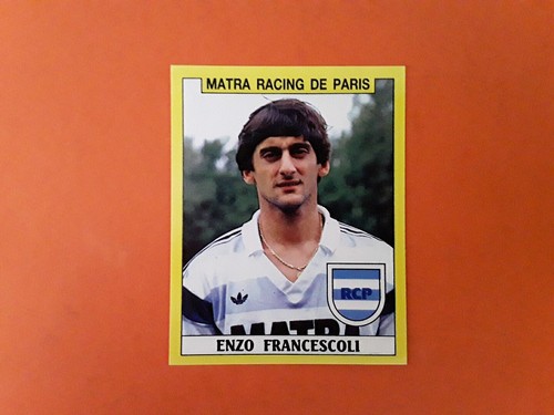Panini FOOTBALL 89 ENZO FRANCESCOLI URUGUAY MATRA RACING DE PARIS #159 ...