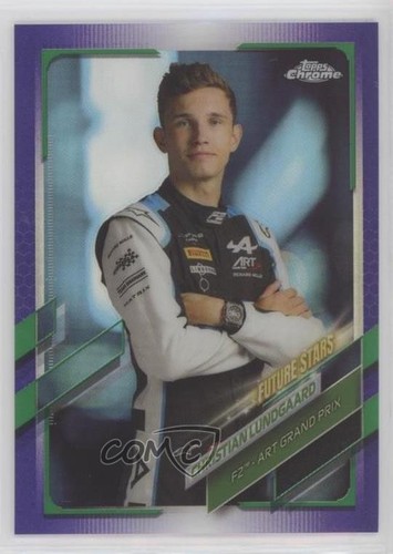 2021 Topps Chrome Formula 1 Purple & Green Refractor Christian ...