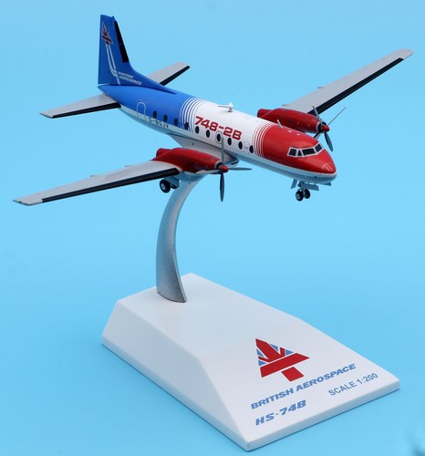 JC Wings 1:200 LH2274 DLT ''House Colour'' HS 748 Diecast Aircraft ...