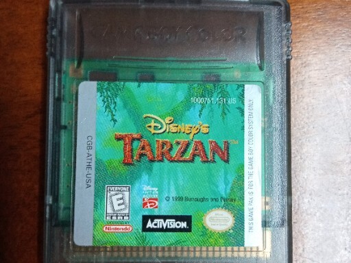 1999 Disney’s Tarzan - Gameboy Color Game - Works | eBay