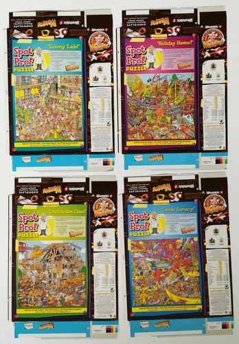 2002 Weetabix Cereal Weetos Professor Puzzle Packets Set 4 mint | eBay UK