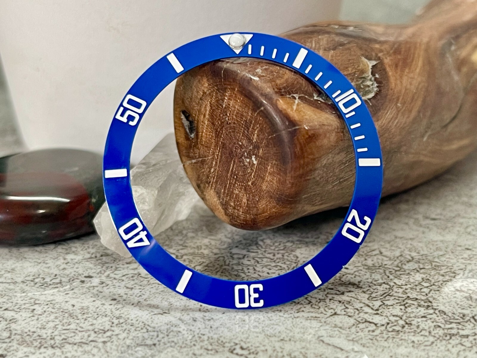 Ceramic Blue "Smurf Sub" SLOPED Bezel Insert for Seiko SKX SRPD MOD ...