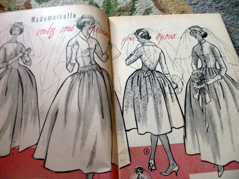 VTG 1950s PARIS DESIGNER FASHION SEWING PATTERN CRAFT MAGAZINE Modes et ...