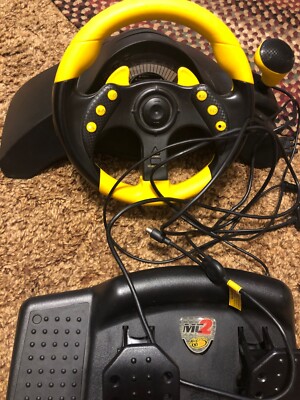 Mad Catz Universal MC2 (6320) Steering Wheel and Petal, Xbox, GameCube ...