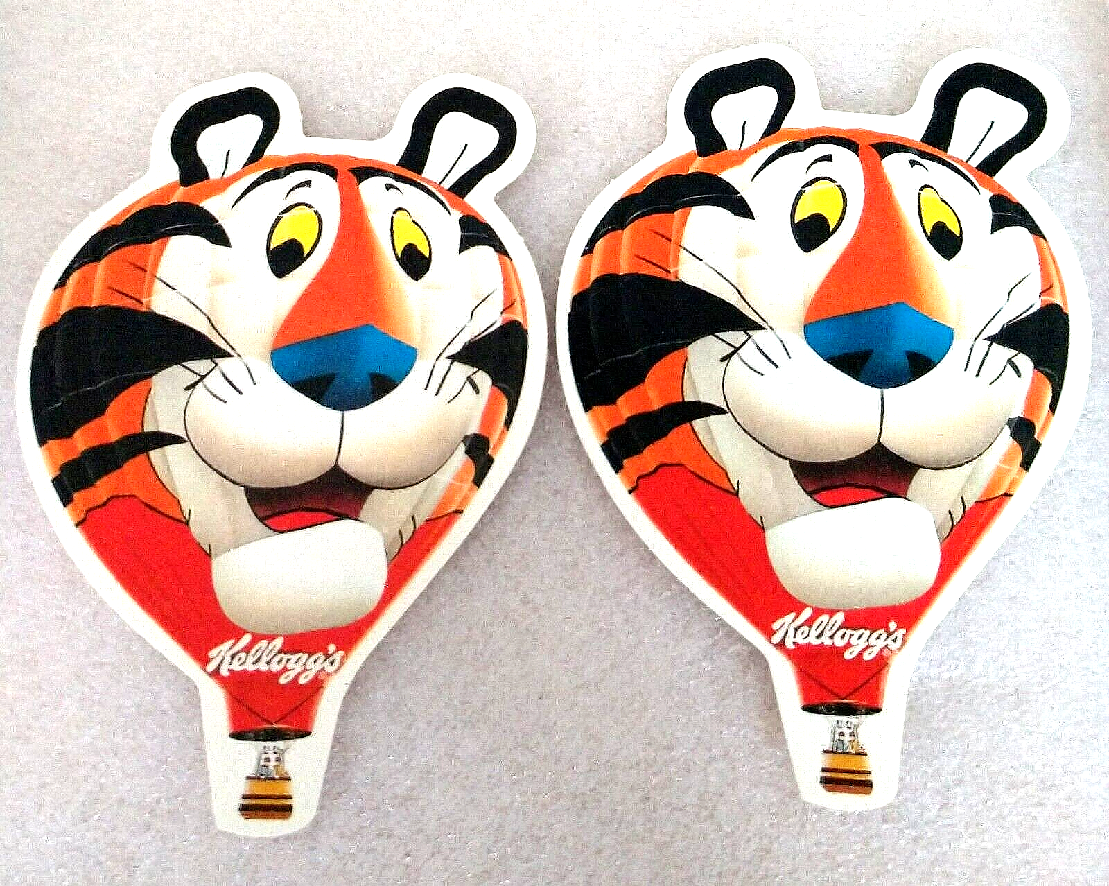 2 Tony The Tiger Kelloggs Frosted Flakes Hot Air Balloon Stickers NOS ...