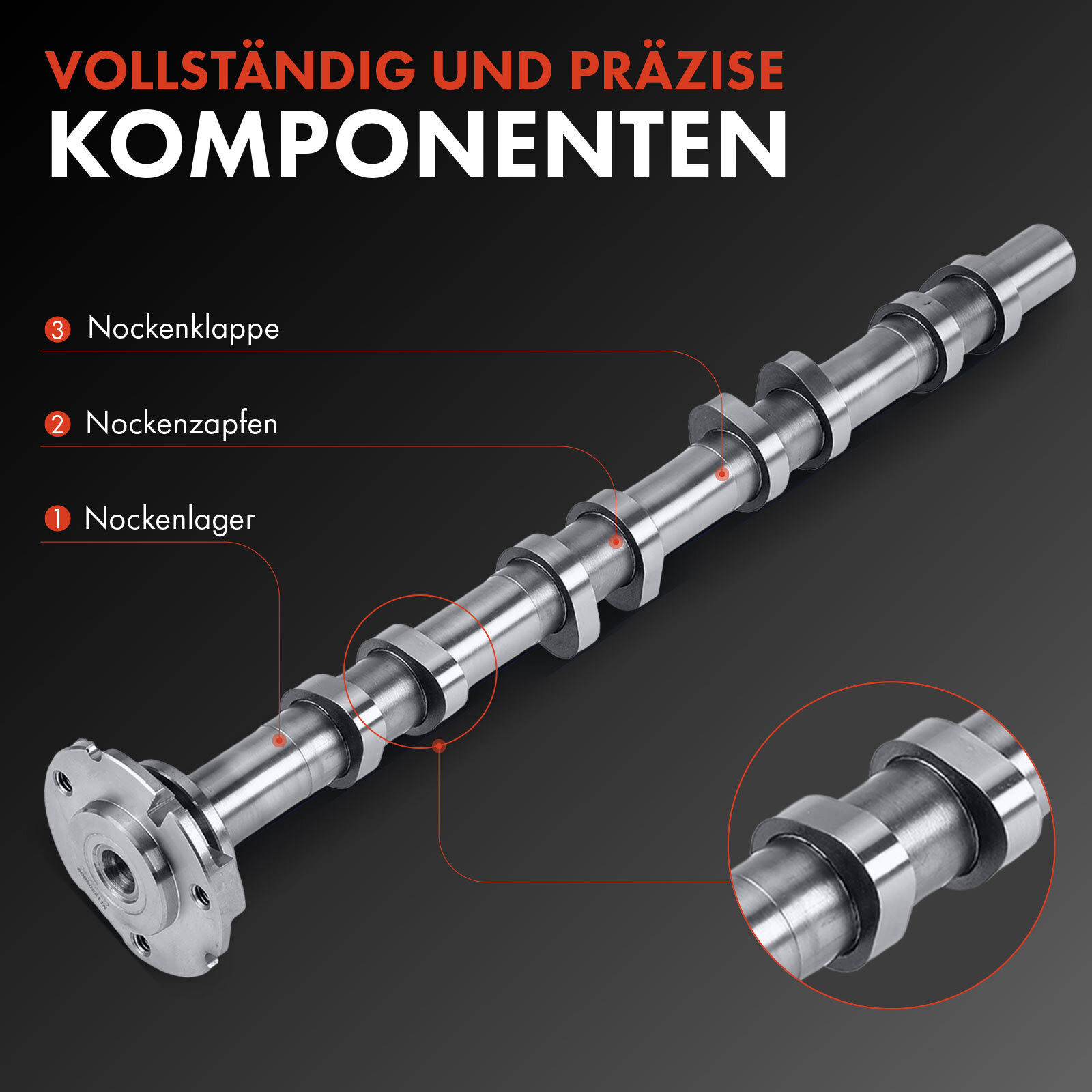 Nockenwelle Auslassseite für Ford Transit FA FB FC FD FF FM FN FS FZ ...