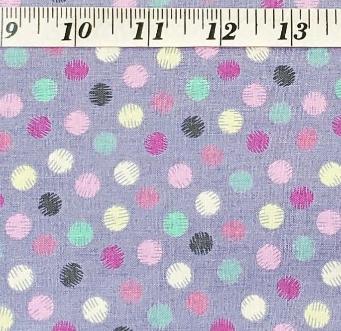 Mint And Coral Polka Dot Background