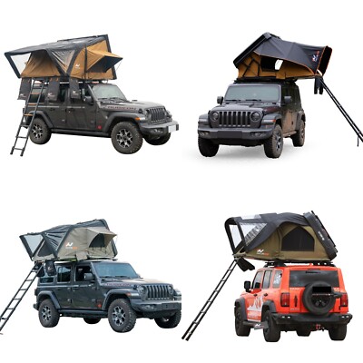 Naturnest ABS Clamshell Roof Top Tent Hardshell Camping Overland Tent w ...
