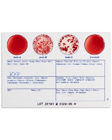 Eldoncard Blood Typing Kit, 2 Test Pack, Know Your Type, Accurate ...