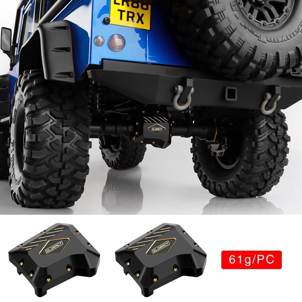 GLOBACT Brass Upgrades Kit for 1/10 TRX4 Front & Rear Portal Axle RC ...