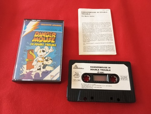 Danger Mouse IN Double Trouble Commodore 64 128 Cassette K7 Complete | eBay