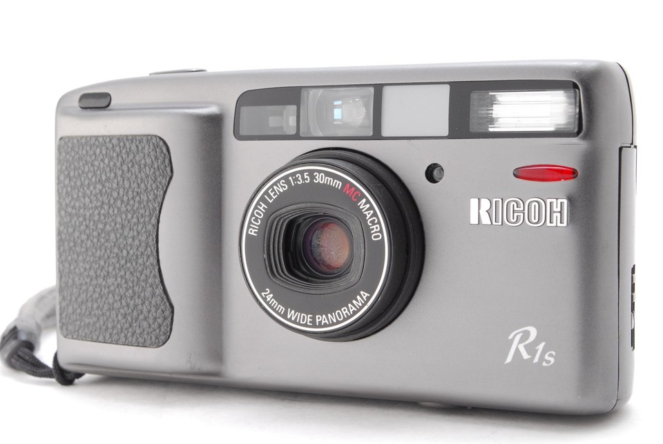 READ[Exc+5 w/case] Ricoh R1s Point & Shoot 35mm Film Camera Gray From ...