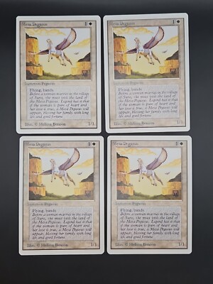 Magic The Gathering Unlimited Mesa Pegasus X4 MTG Vintage Old School | eBay
