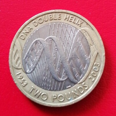RARE 2003 Discovery of DNA - Double Helix Rare 2 Pound Coin | eBay UK