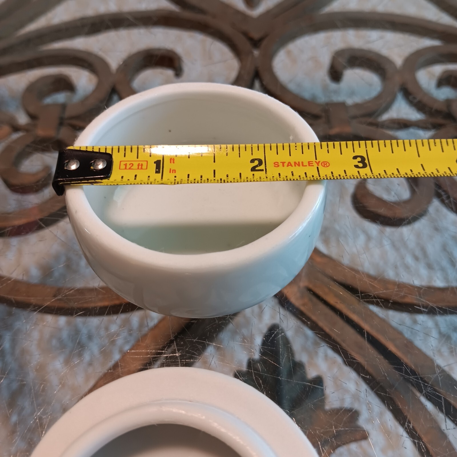 Vintage ENESCO Japan Porcelain Trinket Box With Gold Metal Mesh ...