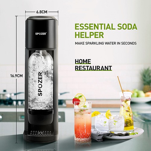 Soda Sparkling Water Maker Machine SPOZER for Soda Stream CO2 60L ...