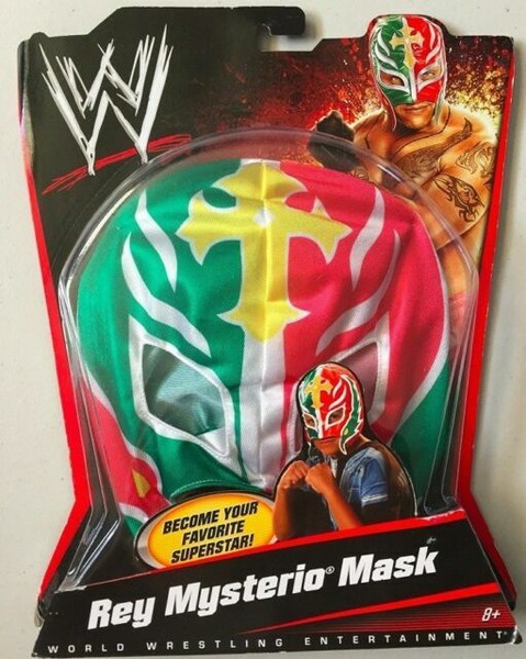 WWE WWF Rey Mysterio Wrestling Mask Collectible Mattel for sale online ...
