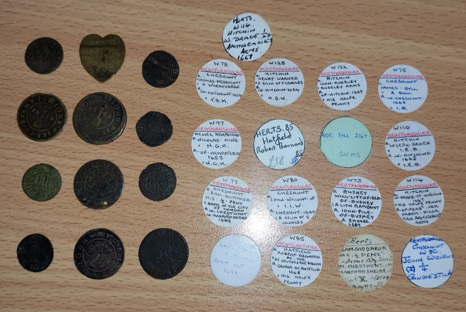 12 x 17th Century Trade Tokens - Very rare/valuable | eBay UK